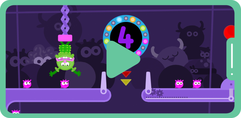 Teach Your Monster Number Skills: Math games