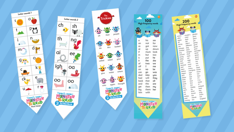 Bookmarks - Teach Your Monster