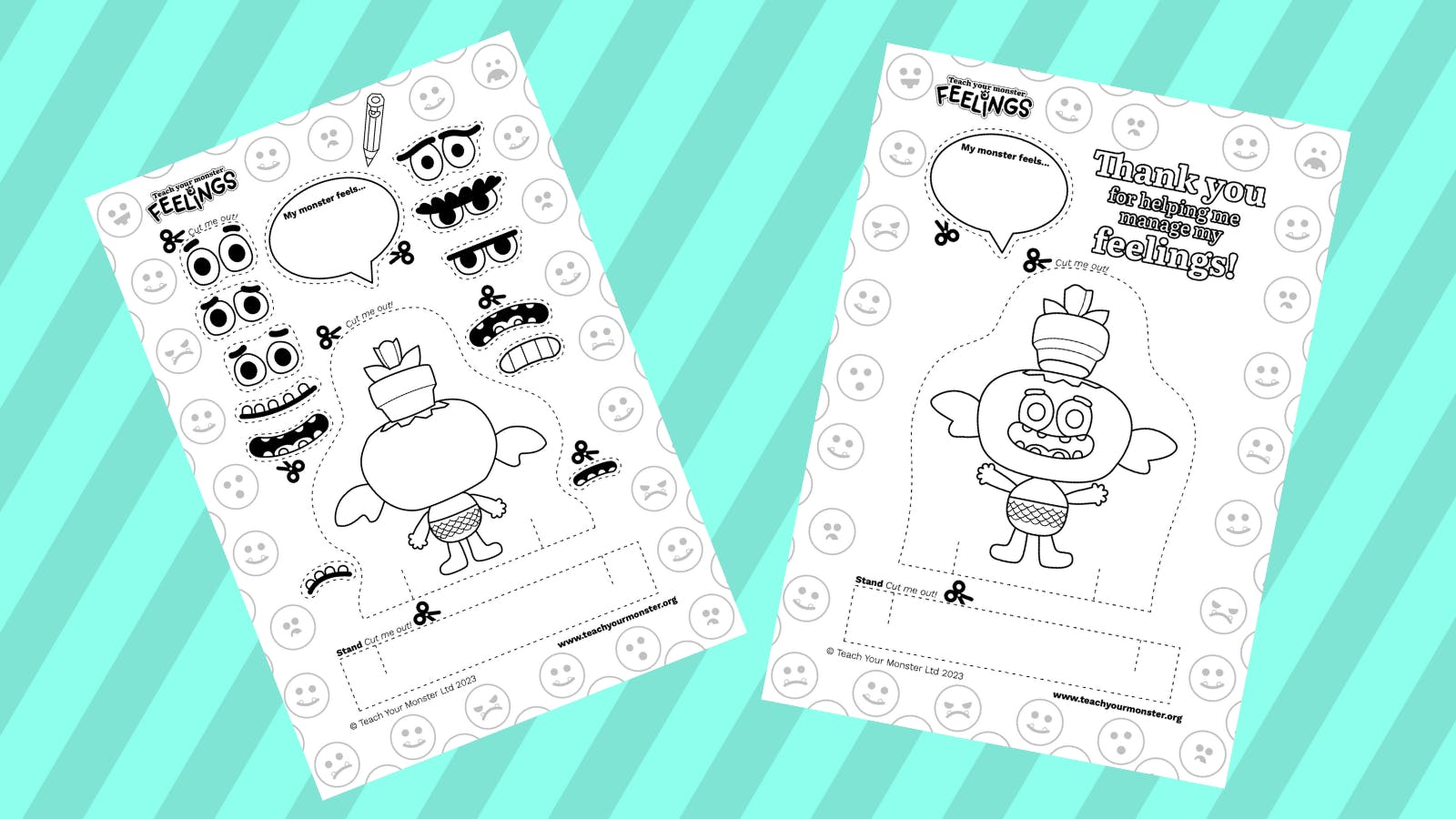 Feelings Printables - Teach Your Monster